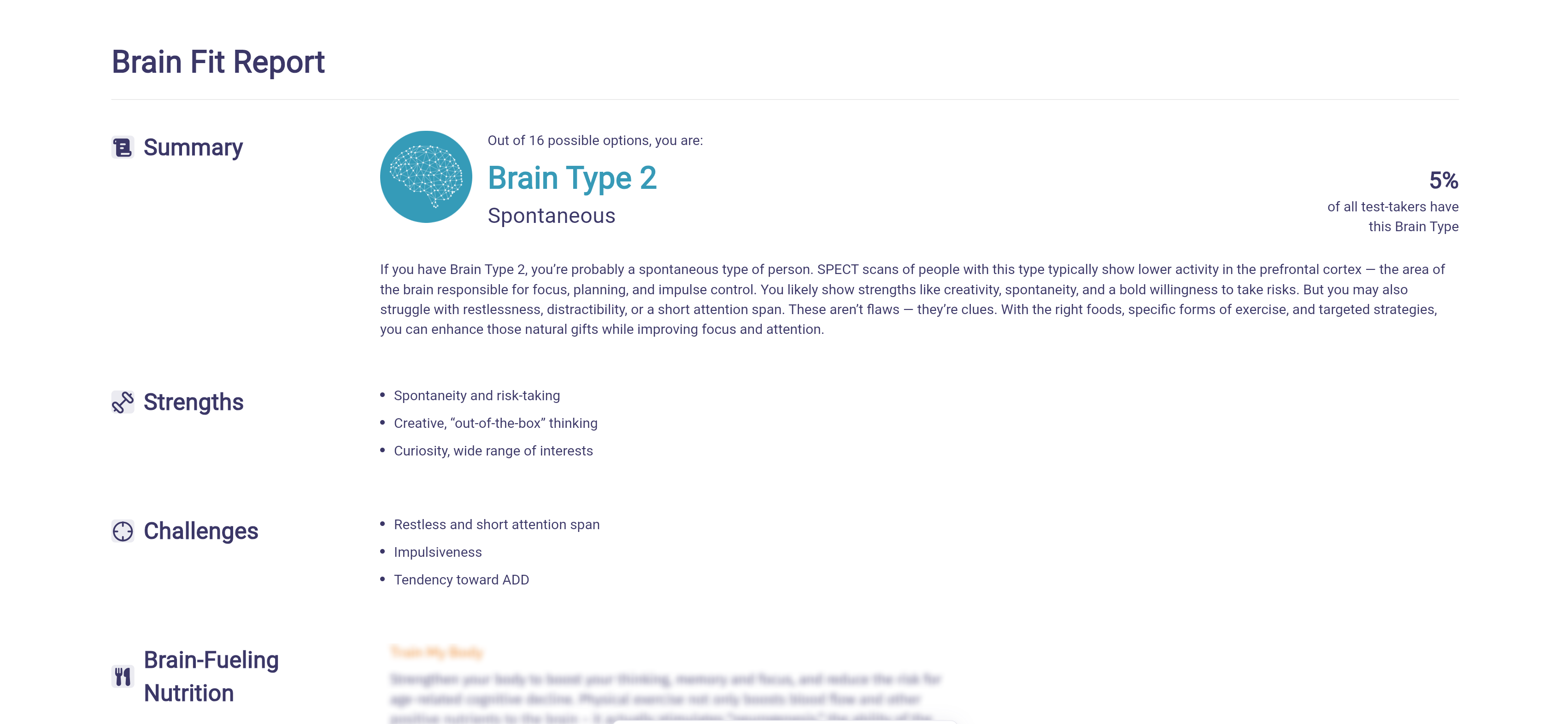 Brain Type Quiz | Personalized Brain Health Insights